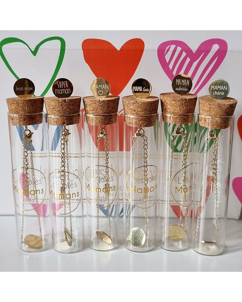 Bracelet Médaille Maman | Bijoux Fête des Mères