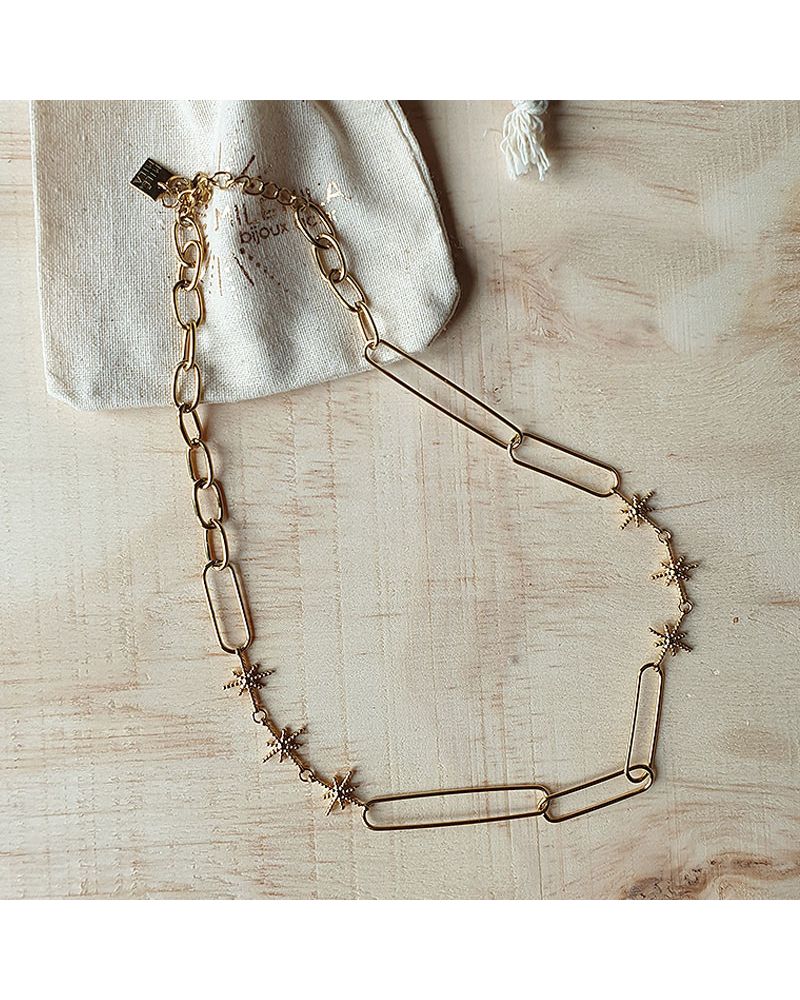 Collier doré Etoiles - MILË MILA - Zosha Collection